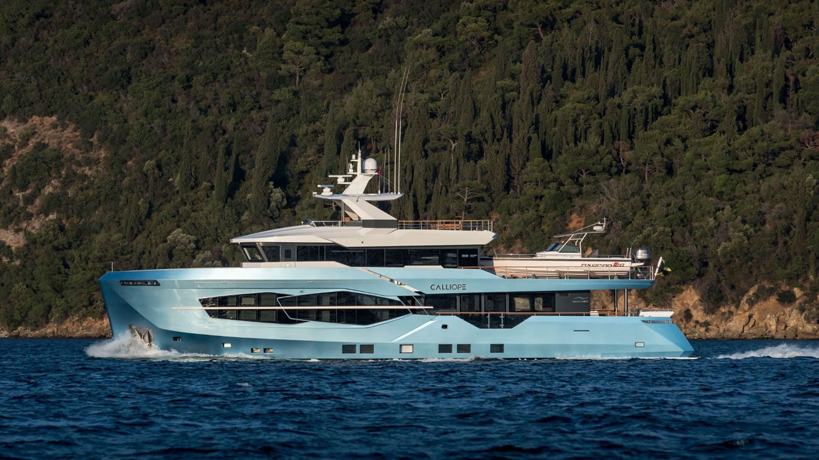 33m Numarine 32XP explorer yacht Calliope sold in-house